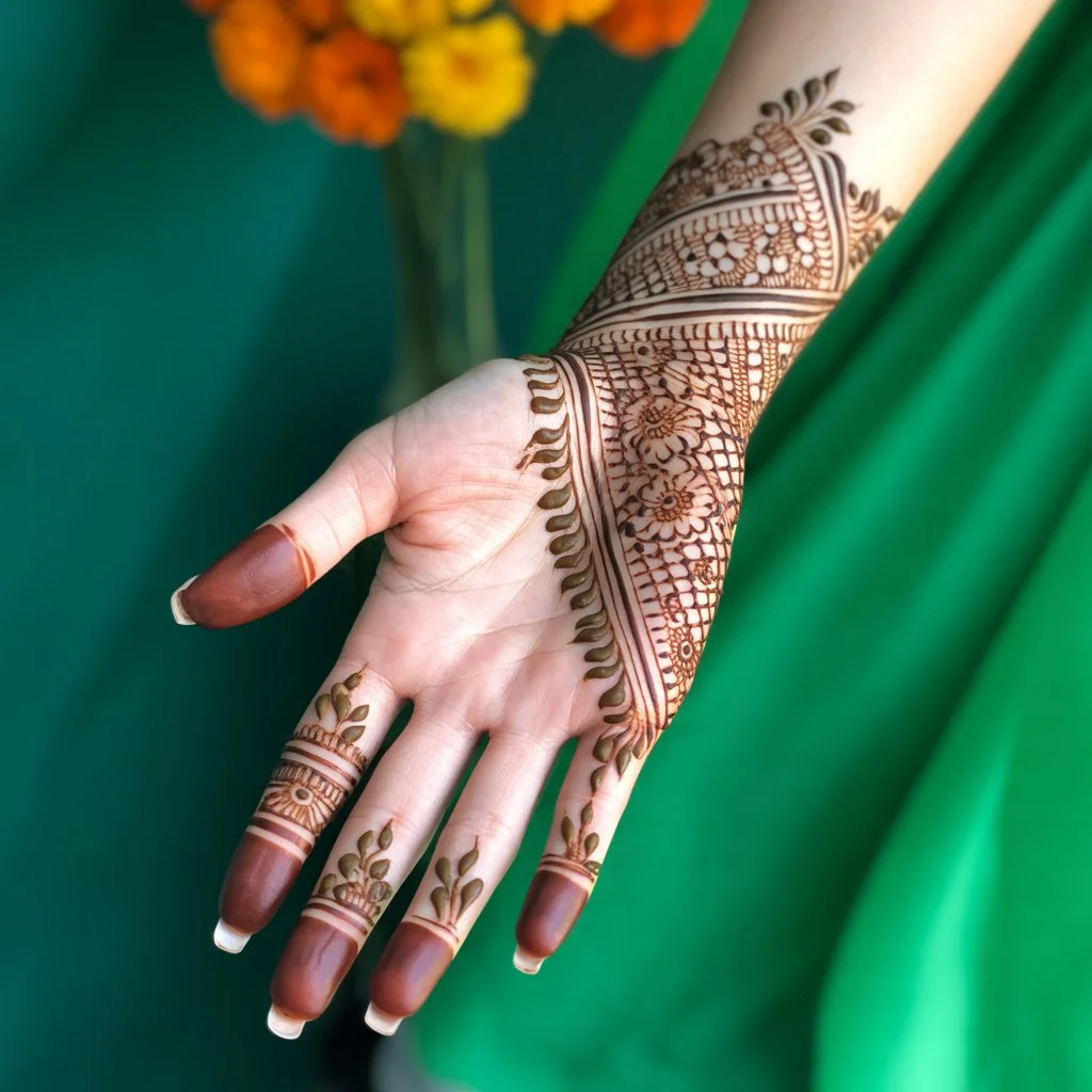 200+ Cute Front Hand Simple Mehndi Designs For Beginner