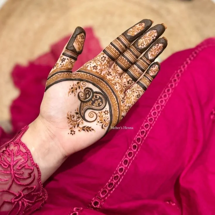 200+ Cute Front Hand Simple Mehndi Designs For Beginner