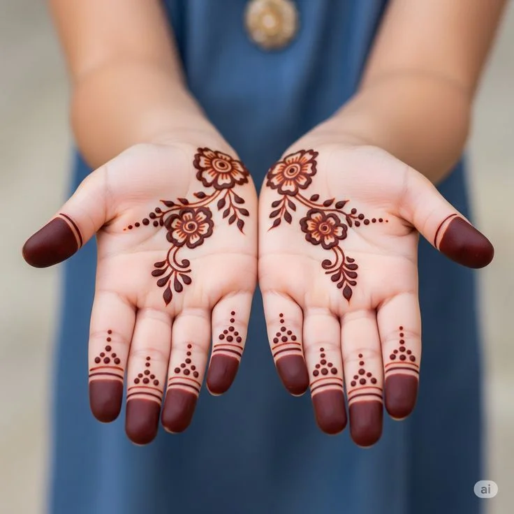 200+ Cute Front Hand Simple Mehndi Designs For Beginner