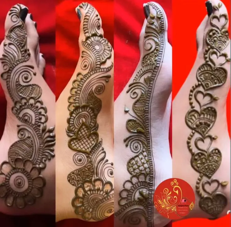100+ Stylish Foot (Pair) Mehndi Designs [2026]