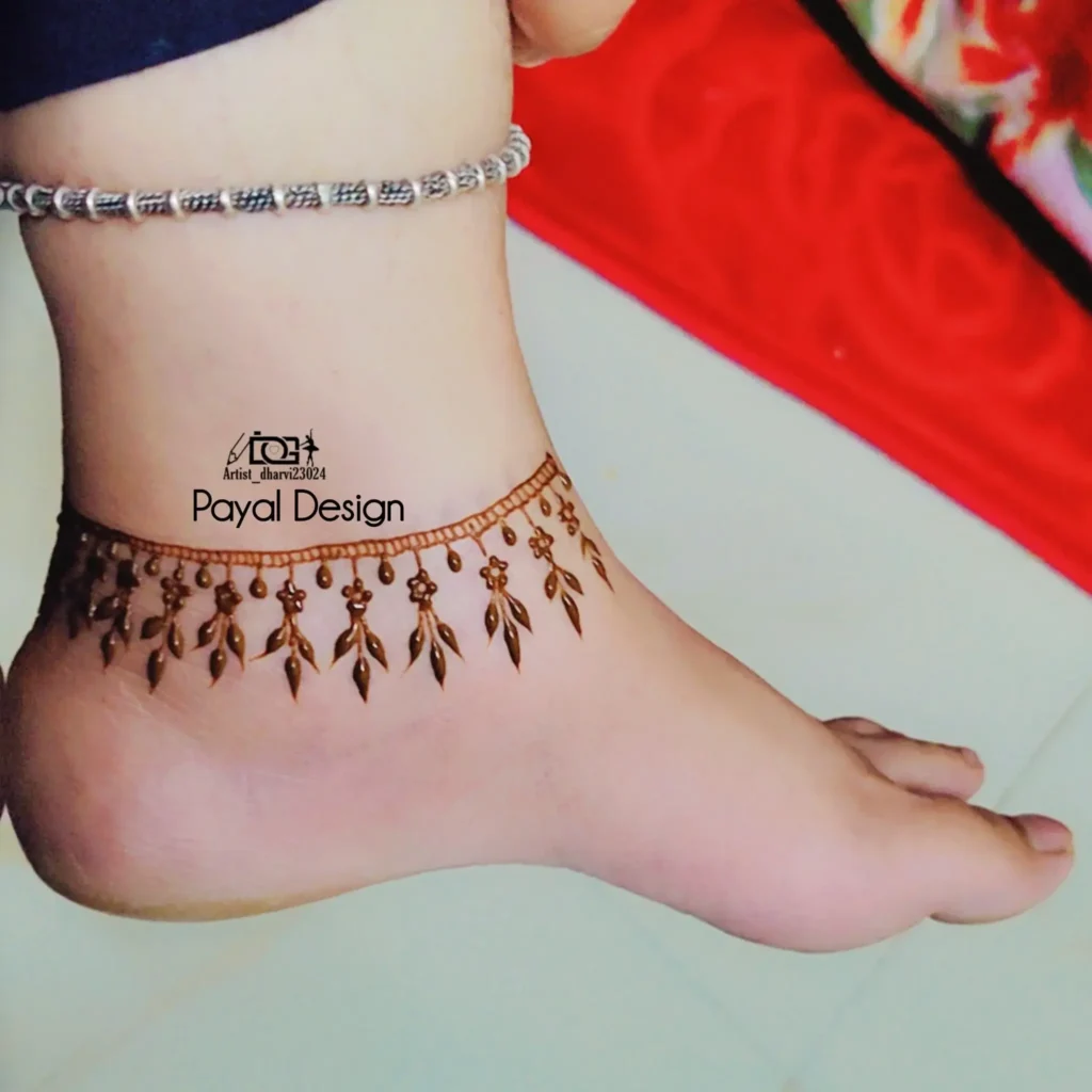 70+ Stylish Leg Mehndi Designs: Easy & Simple Images 2026
