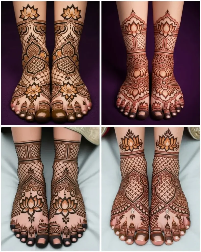 70+ Stylish Leg Mehndi Designs: Easy & Simple Images 2026